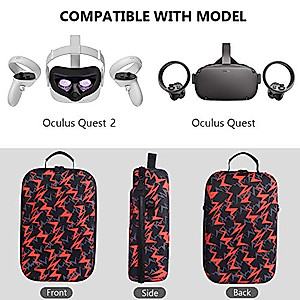 KXL Hard Carrying Cover Protective Pouch Box Case Bag for -Oculus Quest 2 VR Glass