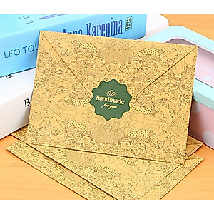 IMagicoo 240 Lovely Cute"Handmade" Label Seal Sticker Handmade Baked Envelope Label Decorative Sticker (Style-10(4x4cm))