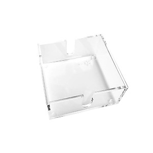 Acrylic Napkin Holder- (5.5 x 5.5 x2.5 Inches) Cocktail Napkin Holder, Napkin Holders for Kitchen and Bathroom, Napkin Holder for Table, Acrylic Paper Towel Holder, Bathroom Napkins Holder.