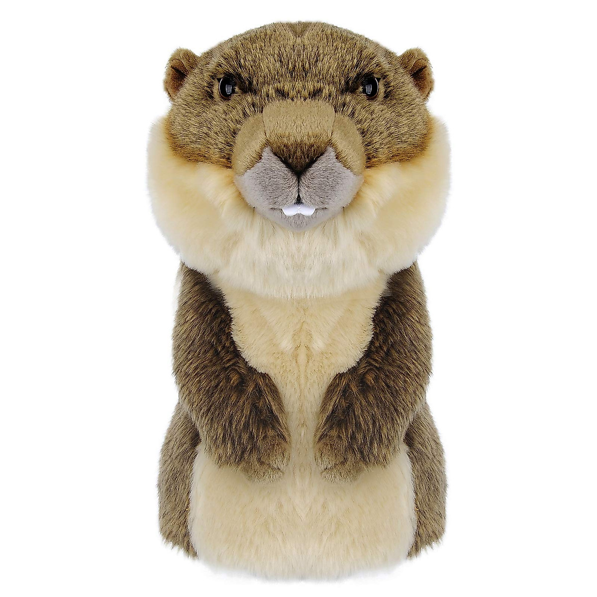 Golf Club Covers, Groundhog/Sloth Marmot Golf Head Covers, Gopher Cover for Drivers, Adorable Crafted Plush Animal Covers, Brown Beige for Men, Women