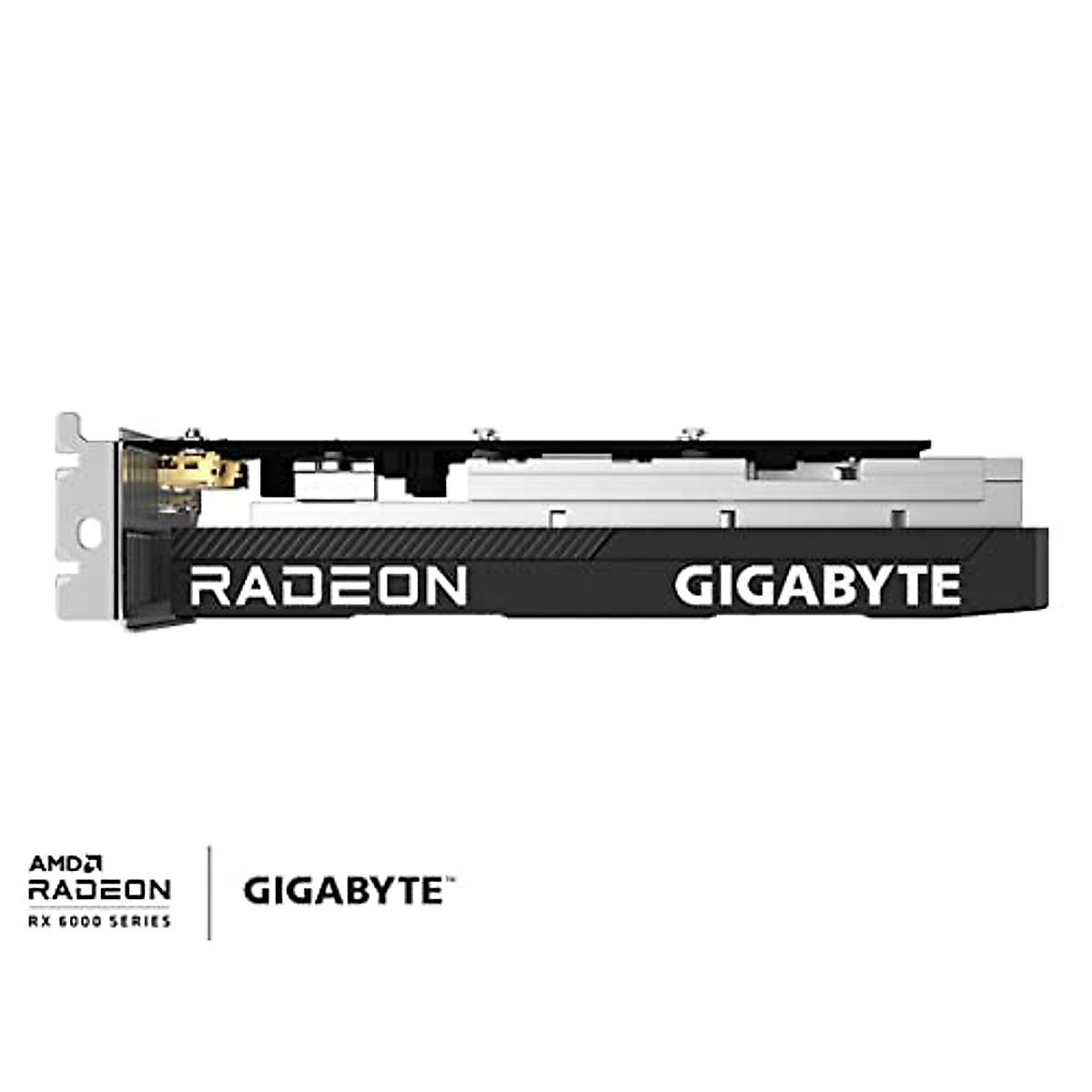 Gigabyte Radeon RX 6400 D6 Low Profile 4G Graphics Card, Low Profile Design, 4GB 64-bit GDDR6, GV-R64D6-4GL Video Card