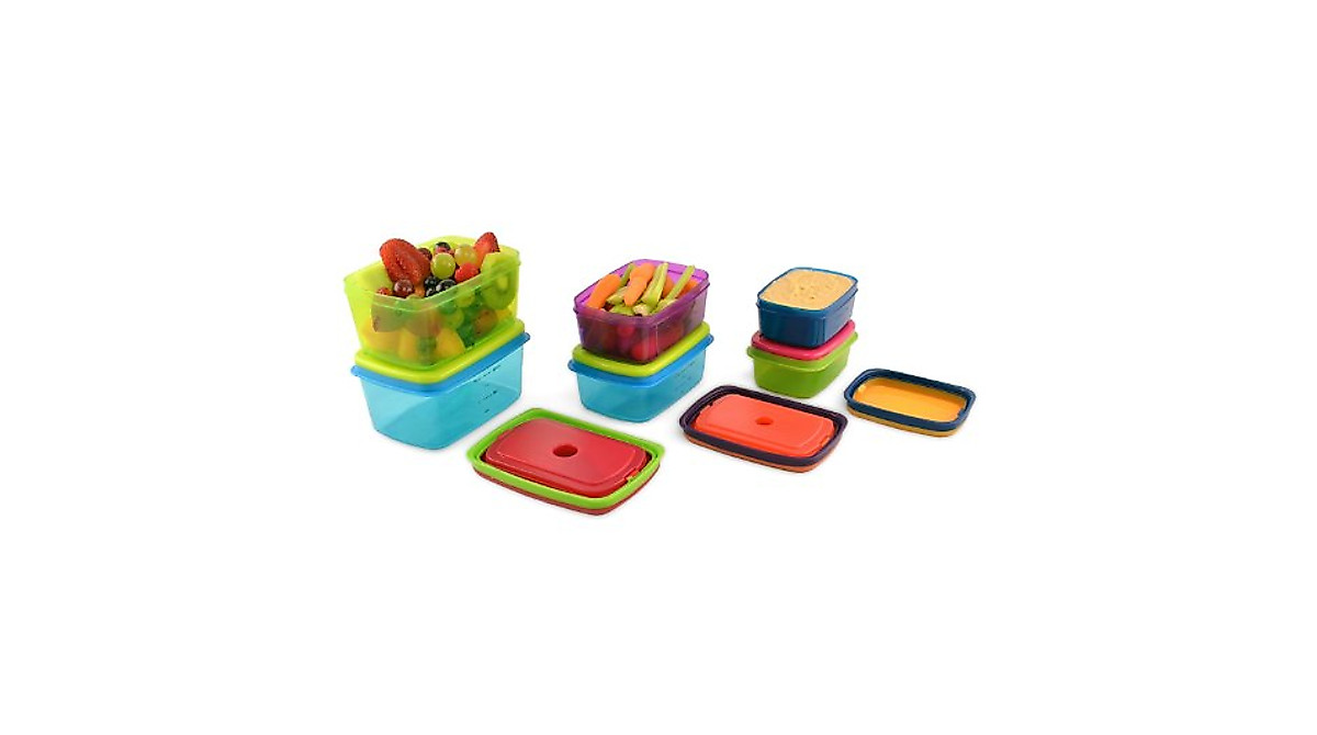 Fit & Fresh Kids' Healthy Lunch Set - 14-Piece Containers