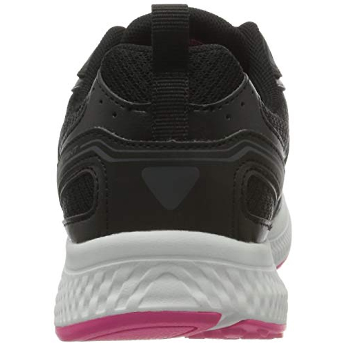 Skechers womens Sneaker, Black/Pink, 9 Wide US