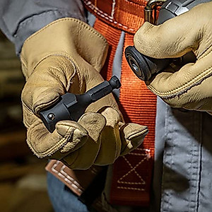 Klein Tools NRHDA Adapter for NRHD, 7/16-Inch Hex Quick-Change Adapter with Rust Resistent Black Finish