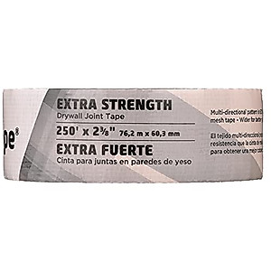 FibaTape FDW8666-U 2-3/8x250 Extra Strength Drywall Joint Tape