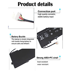KB06XL Laptop Battery Compatible with HP Spectre X360 15-BL002XX 15-BL000NA 15-BL030NG Z6L01EA Z6K99EA Series BL000NA BL000NL BL001NX BL012DX BL101NG KBO6XL TPN-Q179 902401-2C1 902499-855 HSTNN-DB7R