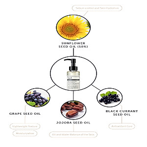 DearKlairs] Gentle Black Fresh Cleansing Oil, a light and spreadable texture, only 6 ingredients (5.07 Fl Oz)