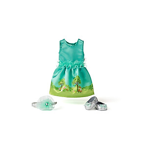 American Girl WellieWishers 14.5-inch Doll Garden Adventure Outfit with Silver Headband and Matching Shoes, For Ages 4+