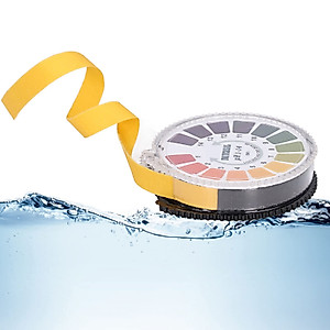 FTVOGUE Test Paper Strip Roll Professional Level Testing Paper for Cosmetics Food Water Full Range 0-14, Water Quality/Temperature and Humidity Meter