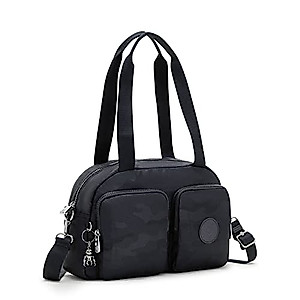 Kipling Cool Defea Shoulder Bag Black Camo Emb