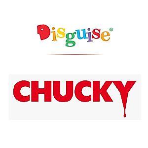 Disguise Chucky Mask, Official Childs Play Mega Mask Chucky Costume Accessory, Child Size Costume Mask with Moving Parts