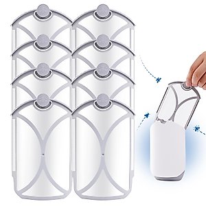 ALADUSA 8 Pack Refill Cartridges Compatible with ZEVO Trap M364 and Max, Replacement Fit ZEVO Traps Refills