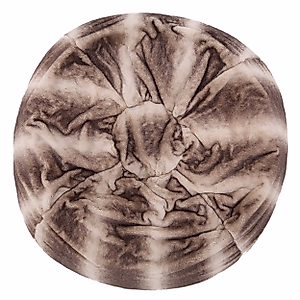 Christopher Knight Home Heavy Metal Inc Meridian Bean Bag Plush Faux Fur Chair | Comfortable and Fun Beanbag for The Whole Family| Non-Spill Memory Foam Filling (Oak Brown Stripes), Small