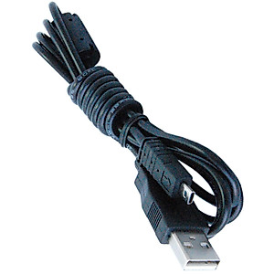 HQRP USB Data Transfer Cable Compatible with Sony Alpha A70 A100 A200 A300 A330 A350 A450 A850 A700 A900 DSLR Digital Camera Cord