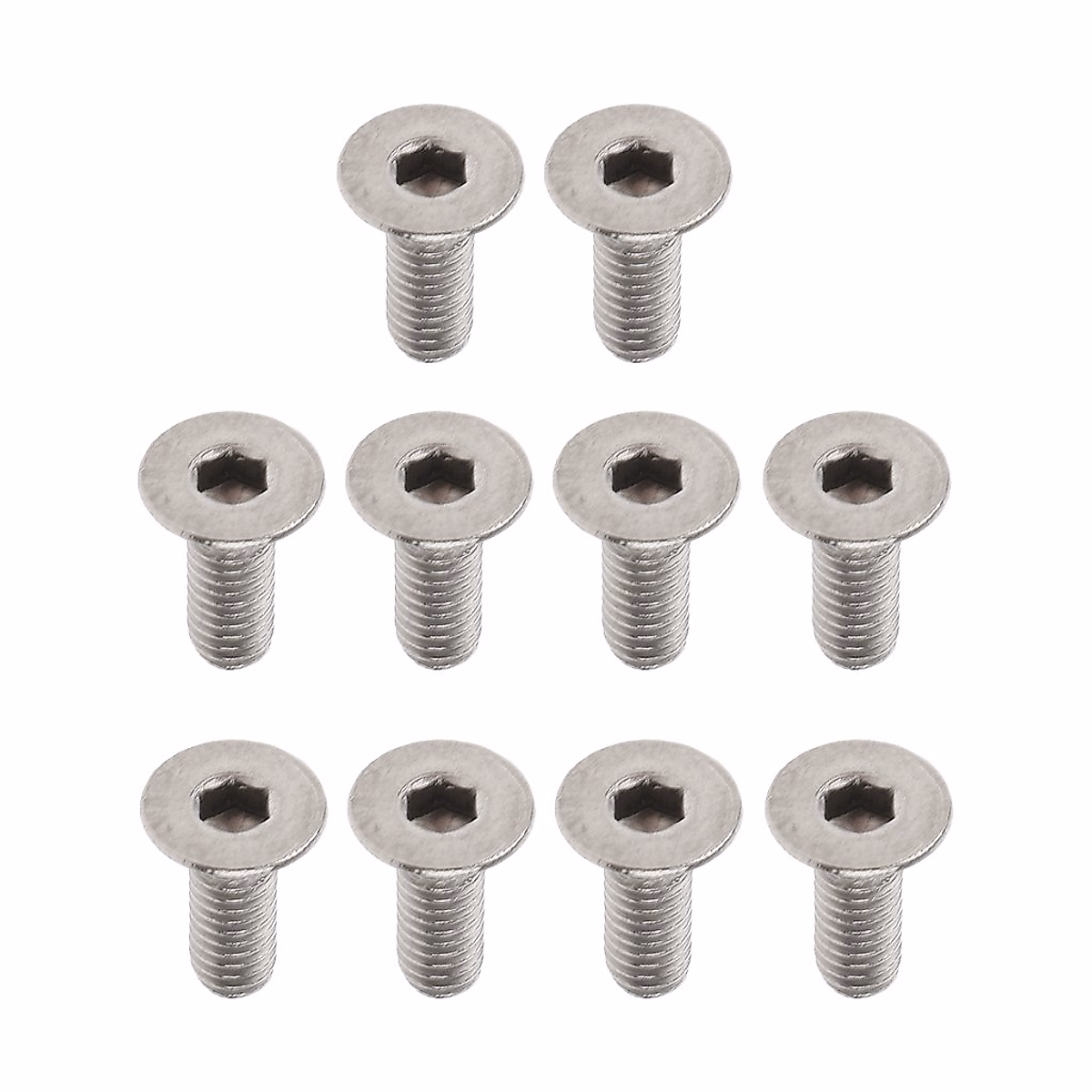 103 Titanium Alloy Screw Hex Cap Head Socket Key Bolts 6/8/10/12/15mm, M3 x 10mm
