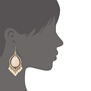 Bohemian Multi Beads Tassel Chandelier Dangle Drop Earrings for Women