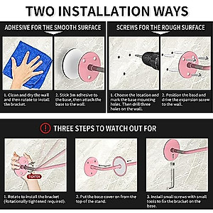 TONLEA Paper Towel Rack, Under Cabinet Paper Towel Holder, 3M Self-Adhesive or Drilling Kitchen Paper Towels Holder, Wall Mount Paper Towel Holders for Kitchen, Pantry, Sink, Bathroom Pink