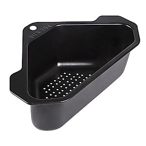 MARKOO Stainless Steel Triangle Sink Basket, Kitchen Sink Dain Strainer, Kitchen Food Waste Leftovers Food Catcher Garbage Corner Sink Strainer