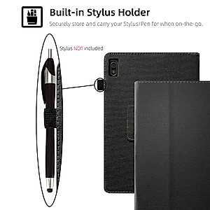 (for BYYBUO 10.1 Tablet) Transwon Case Cover for BYYBUO Smartpad A10_L/ A10/ T10/ T10 Pro/BYYBUO T30 Tablet Case/Oangcc A6 Pro Tablet/GOODTEL G10 Tablet Cases - Black