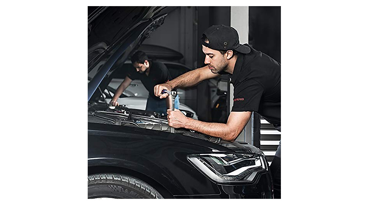 WORKPRO 3/8" Socket Extension Bar Set - Durable Steel Tools