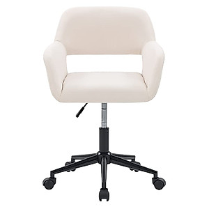 CorLiving Marlowe Fabric Upholstered Task Chair in Off White
