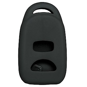 Keyless2Go Replacement for New Silicone Cover Protective Case for Select Remote Key Fobs PINHA-T036 - Black