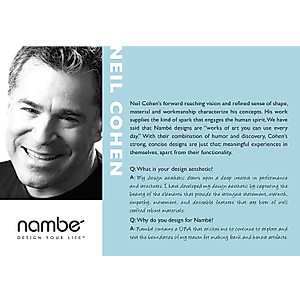 nambe Cookserv 12" Sauté Pan with lid | 5-Ply Stainless Steel Saute Pan | 5 Quarts Deep Frying Pan, 12 inch Induction Oven Safe Cooking Pan | Dishwasher & Oven Safe