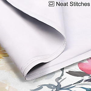 Flower Peony Satin Pillow Cases Silk Satin Pillowcase for Hair and Skin Standard Set of 2 Super Soft Silk Pillowcase with Envelope Closure (20x26 in)