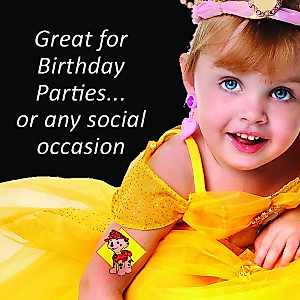 Pup Squad Temporary Tattoos for Kids - 45pk - Kids Birthday Party Favors - Pinata Stuffers