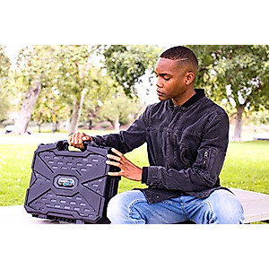 CASEMATIX Travel Case Bag Compatible with PlayStation 4 Slim 1TB Console and Accessories such as Controllers, Games, Cables, Will Not Fit Other PS4 Models, Includes Case Only
