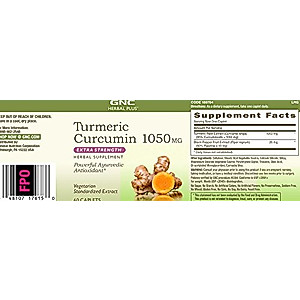 GNC Herbal Plus Turmeric Curcumin 1000mg