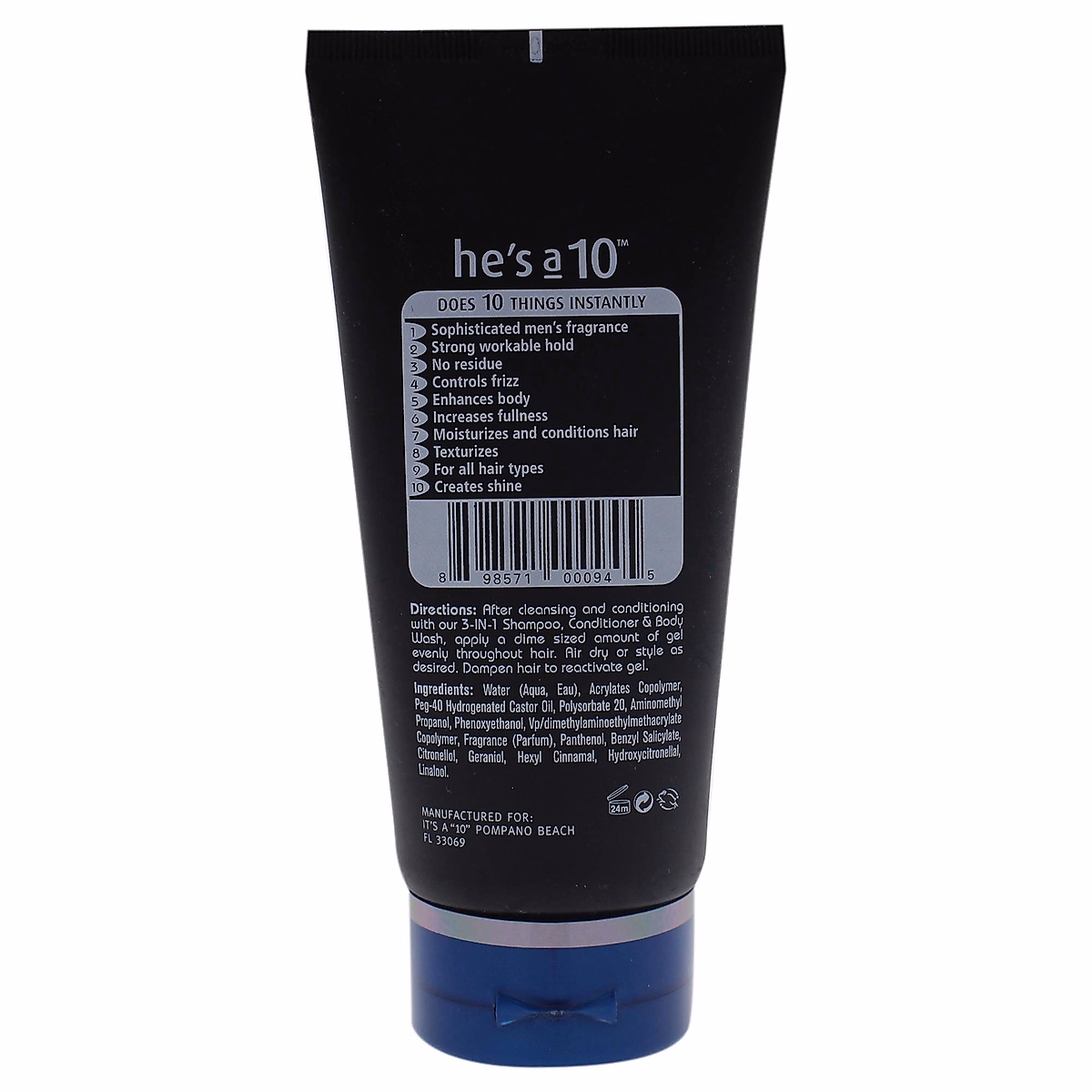 Its A 10 He Is A 10 Miracle Defining Gel Men Gel 5 oz