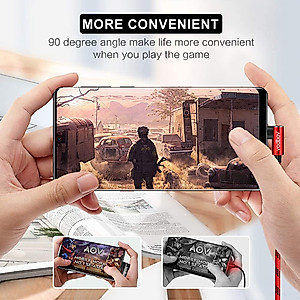 Micatel USB A to USB C Android Charging Cords 3Pack Fast Charger Braided Wire (Red)