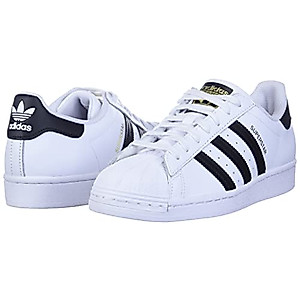 adidas Originals womens Superstar Sneaker, White/Black/White, 10 US