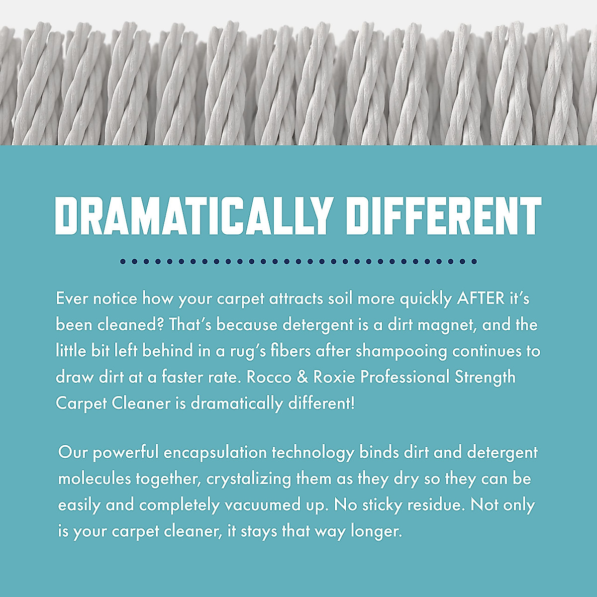 Rocco & Roxie Carpet Cleaner Solution for Pets - Use In Any Carpet Shampooer Machine - Deep Cleaning For Everyday Dog Odor On Carpets, Couch, Upholstery, and Rugs