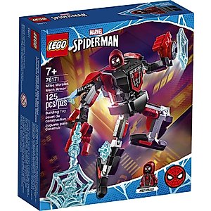 LEGO Marvel Spider-Man Miles Morales Mech Armor 76171 Collectible Construction Toy, New 2021 (125 Pieces)