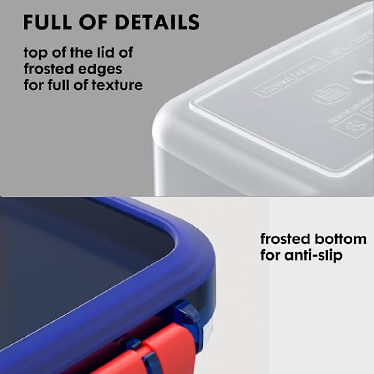 12oz Small Food Storage Containers with Lids Airtight BPA Free To Go Fruit BPA Free for Chia Jam Snack Yogurt 4 SETS 1.5Cup