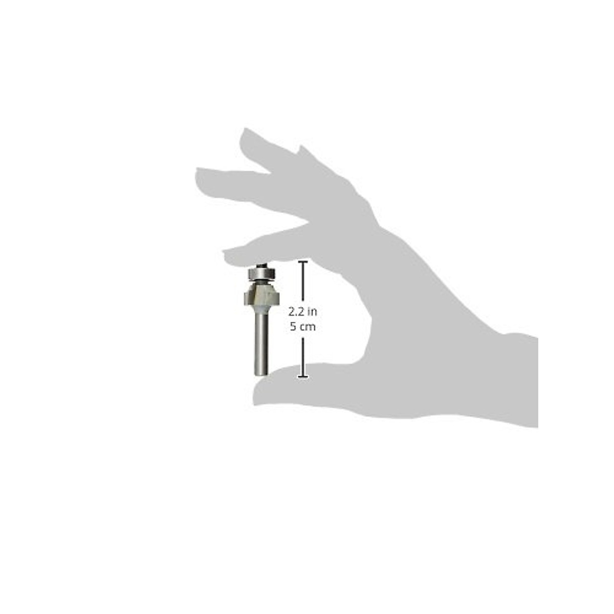 Vermont American 23130 1/8-Inch Radius Carbide Tipped Roundover and Bead Router Bit, 2-Inch Ball Bearing 2-Flute 1/4-Inch Shank