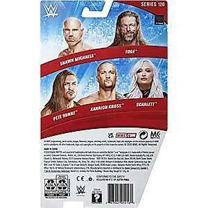 WWE Shawn Michaels Action Figure Series 120 Action Figure Posable 6 in Collectible for Ages 6 Years Old and Up