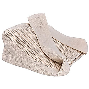 Women's Shoulder Handbags aesthetic Hand-Crochet Crossbody,Hand crocheted Bags, Knitted Textured Bag tote bag,Handmade Knit cute tote bags, For Shopping Beach Travel (White)