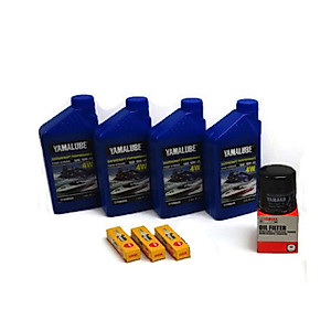 Yamaha 2016-2023 VX Deluxe/Cruiser/Sport with TR-1 (1049CC) Oil Change Kit w/NGK Spark Plugs
