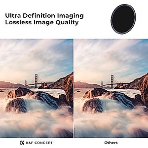 K&F Concept 77mm Fixed ND4 ND8 ND64 ND1000 Lens Filters Kit-Optical Glass Neutral Density Lens Filter with 28 Multi-Coated (Nano-X Series)