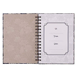 Journal Wirebound Navy Floral Trust in the Lord