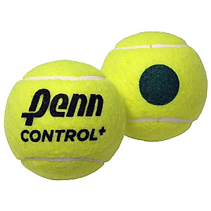 Penn Control Plus Green Training Tennis Ball Cans in Multi-Packs, 3 Balls Per Can (24 Cans = 1 Case)