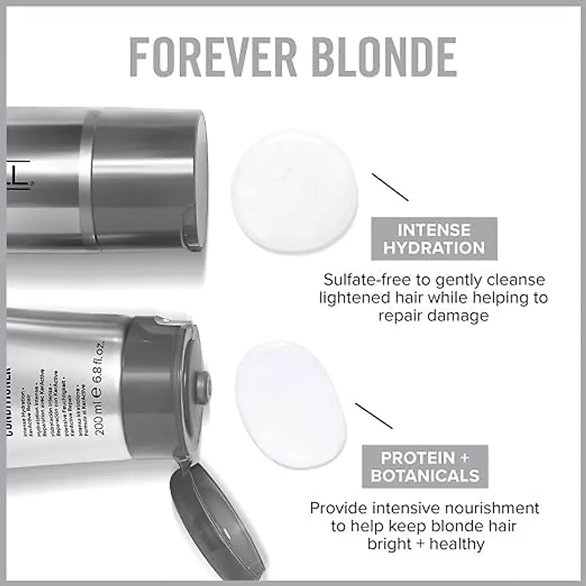 Paul Mitchell Forever Blonde Shampoo, Hydrates + Repairs, For Blonde Hair, 8.5 fl. oz.