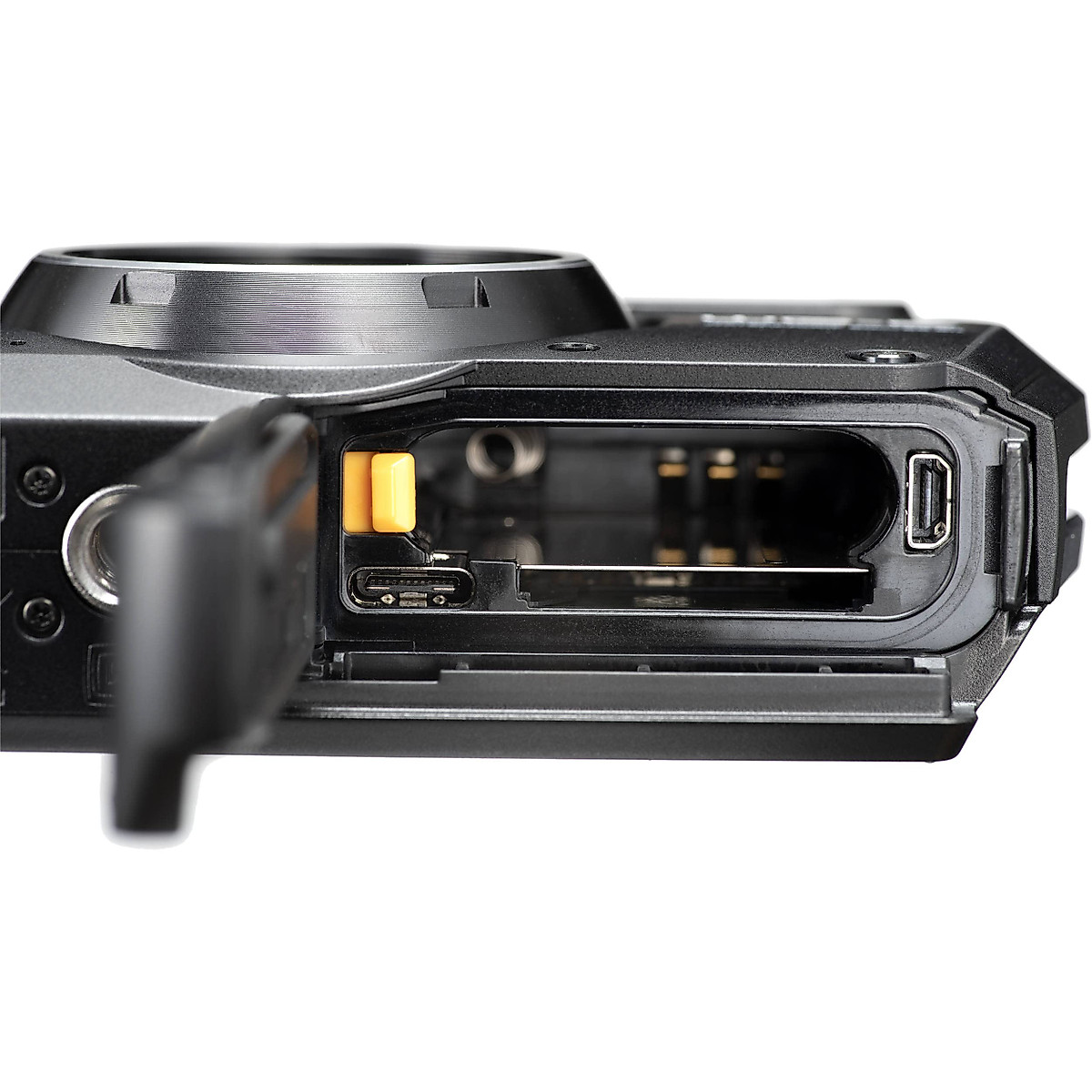 Ultimaxx Essential Bundle + Ricoh WG-6 Digital Camera (Black) + SanDisk 64GB Extreme Pro SDXC, Floating Wrist Strap, 6.5” Tabletop Tripod, High Speed Memory Card Reader & More (19pc Bundle)