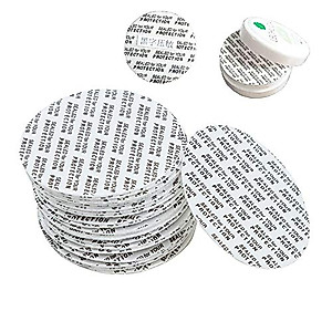 NANSHINE 500pcs Pressure Activated Seals Cap Liners 24mm(0.94") Foam Sealing inserts for Glass & Plastic Jar Bottles Containers No Induction Sealer Needed