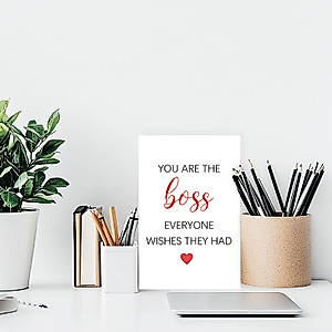 Londue Funny Boss Day Card for Boss Leader Manager, Boss's Day Gift Cards from Group Employee, Appreciation Gifts for Boss -You're The Boss That Everyone Wishes They Had