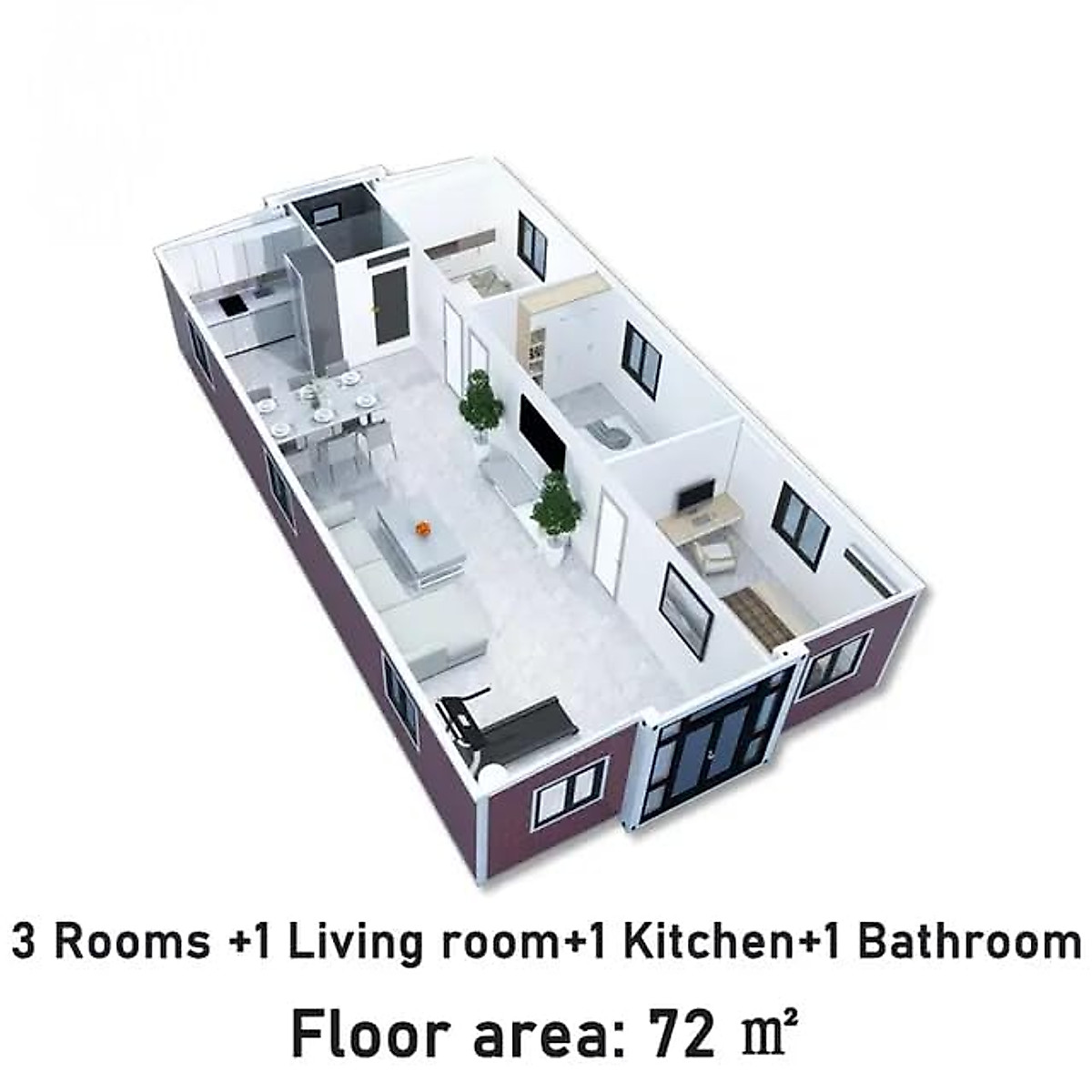 Luxury Portable & Mobile Homes - 30ft & 40ft Options | Free Fully Furnished Interiors | Modern Design | Ready-to-Live Solutions for Ultimate Comfort!