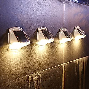 JJXX-BZ Outdoor Solar Light Outdoor Solar Street Light Garden Waterproof Wall Light Indoor Home Lighting LED Night Light Bulb for Courtyard Lighting